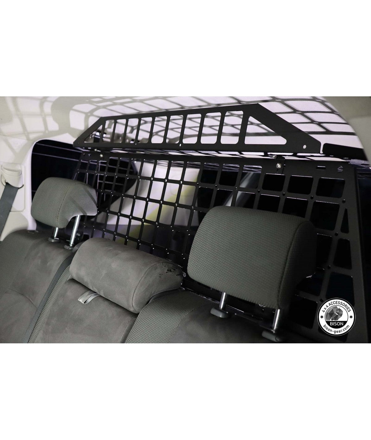 BisonGear GX460 Shelf + Cargo Barrier – Overland Kings